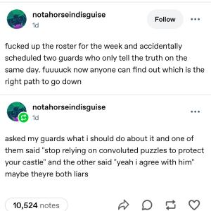 The Riddle of the Two Guards | PuzzCulture